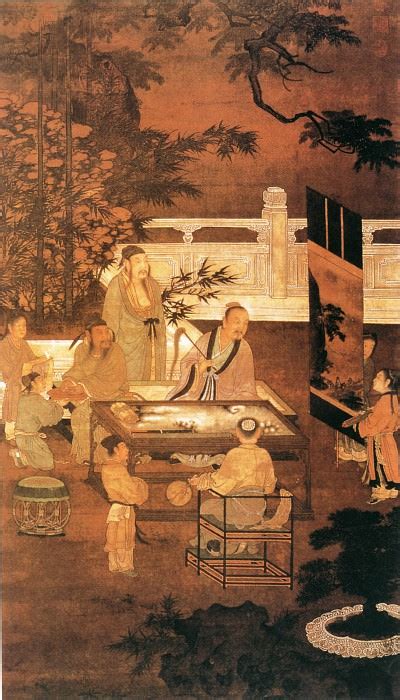 Unknown картина — Китайские художники средних веков 佚名 十八学士图