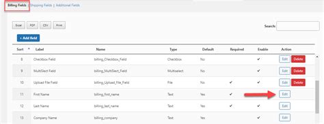 WooCommerce Checkout Page Editor Edit Checkout Fields
