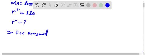Solved The Edge Length Of A Face Centred Cubic Cell Of An Ionic Substance Is 508 Pm If The