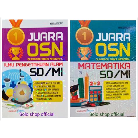Jual Buku Osn Juara Osn Olimpiade Sains Nasional Matematika Juara Osn