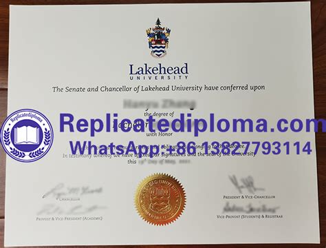 The Best Website To Buy High Quality Lakehead University Diploma In Canada