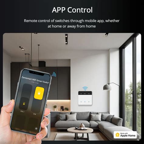 Zemismart Matter Over Wifi Smart Home Products Diy Name Switch Display