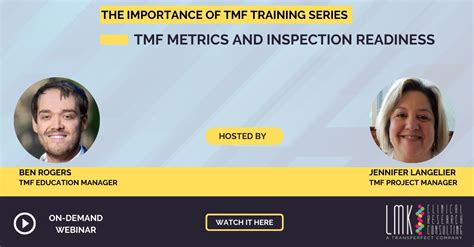 Jennifer Langelier On Linkedin The Importance Of Tmf Training Tmf Metrics And Inspection Readiness
