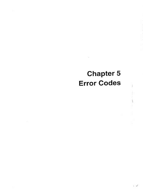 Pec Error Codes 1000 To 8000 Series Pdf