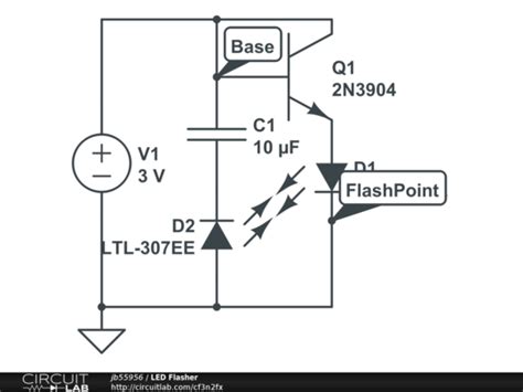 LED Flasher CircuitLab