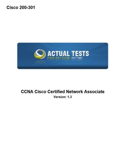 200 301 Ccna Cisco Certified Network Associate Version 1 Expert Training