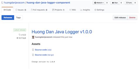 Huong Dan Java Logger Part 11 Release V100 Huong Dan Java