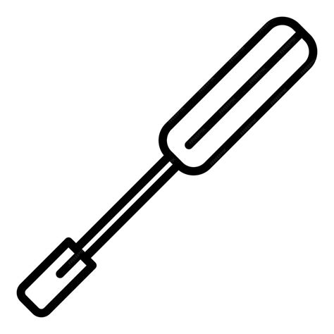 Premium Vector Wide Screwdriver Icon Outline Wide Screwdriver Vector Icon For Web Design