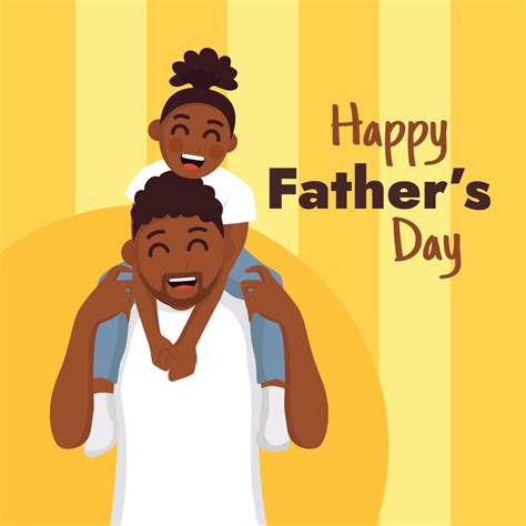 Hijo En Su Del Padre Espalda Padre Y Hijo Dúo Con Amarillo