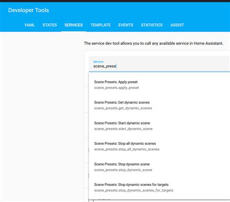 Scene Presets Hue Like Scenes For Generic Light Entities Custom