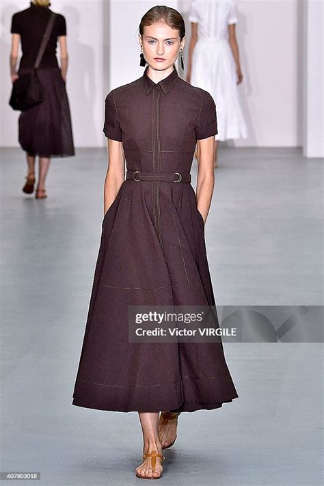 A Model Walks The Runway At The Jasper Conran Show During London