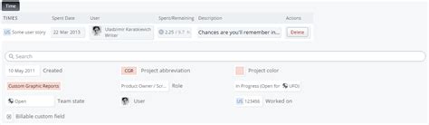 Time List Targetprocess Enterprise Agility Solution