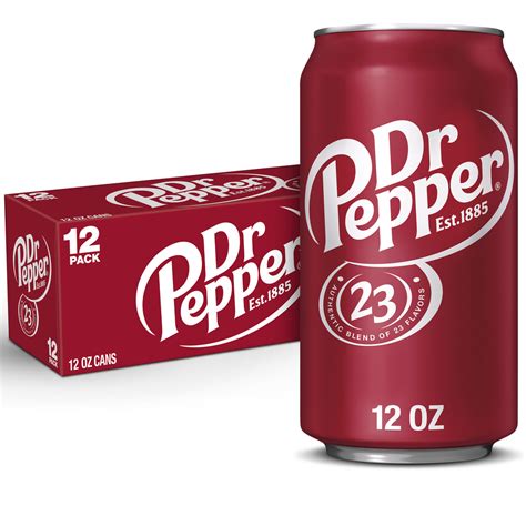 Dr Pepper Soda 12 Pack Hero