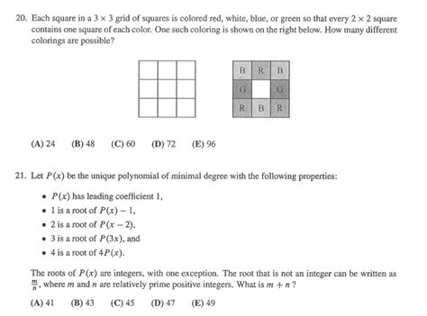 Solved 20 Each Square In A 3×3 Grid Of Squares Is Colored