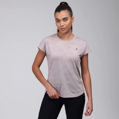Shires Aubrion Womens React Tech T Shirt Sand Charlies