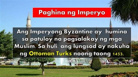 Imperyong Byzantine Ppt