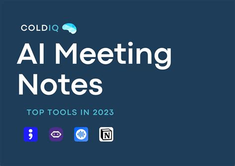 Top 20 Ai Note Taking Software In 2023 Coldiq