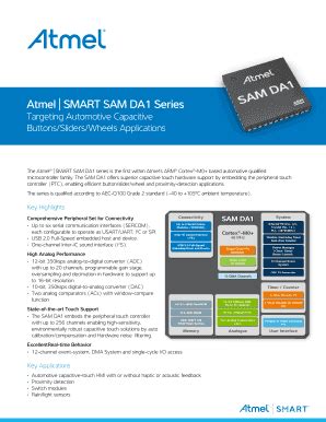 Fillable Online Atmel SMART SAM DA Series Fax Email Print PdfFiller