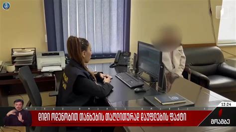 დიდი ოდენობით თანხების თაღლითურად დაუფლების ფაქტი Youtube