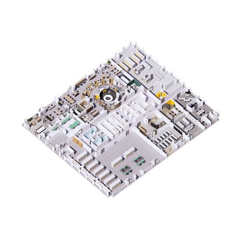 오피스 내부설명용 아이소메트릭 도면 제작·수정 포트폴리오 크몽