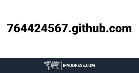 website information ip address and server location