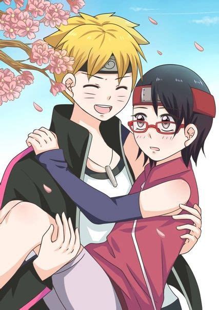 Mê Mẩn Với Loạt ảnh Tình Cảm Của Boruto Và Sarada Uchiha Khi 2 Gia