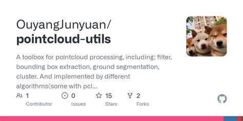 github ouyangjunyuan pointcloud utils a toolbox for pointcloud processing including filter