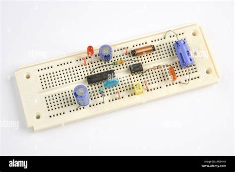Prototype Experimental Electronic Circuit Board Breadboard Stock