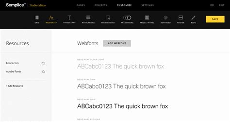 Installing A Custom Font With Adobe Fonts TypeKit Semplice