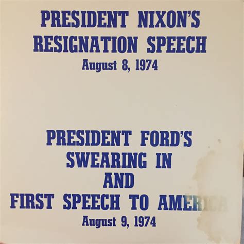 From The Archives 87 President Nixons Resignation Speech Ipse Dixit