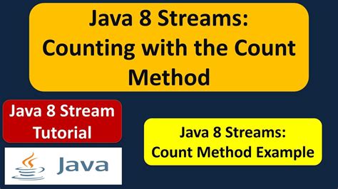 Java 8 Streams Counting With The Count Method Java 8 Streams