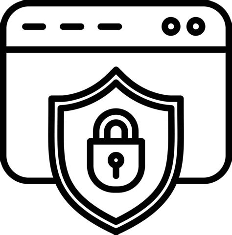 Internet Security Line Icon 10593083 Vector Art At Vecteezy