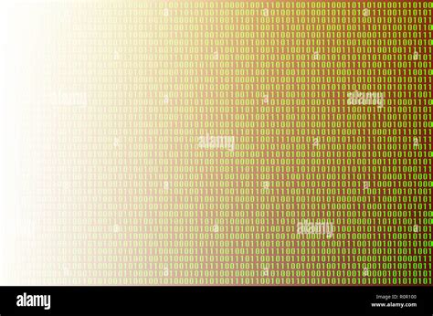An Image Of A Binary Code Made Up Of A Set Of Green Digits On A Black Background Toned Stock