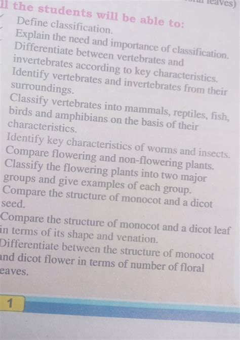 The Students Will Be Able To Define Classification Explain The Need And