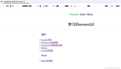 Elementui 组件：container 布局容器el Container Csdn博客