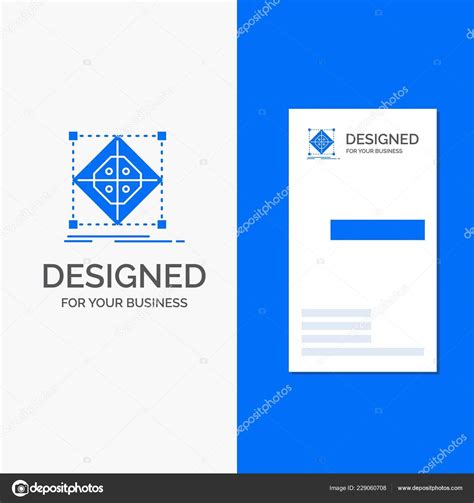 Business Logo Architecture Cluster Grid Model Preparation Vertical Blue Business Stock Vector By