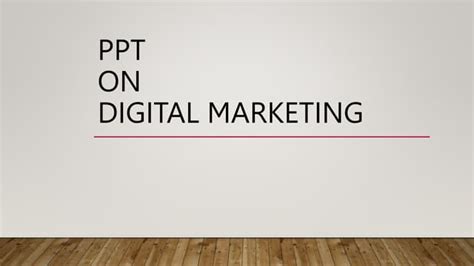 Digital Marketing Presentation By Rahul Choudhary Ppt