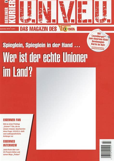 Das Dritte „unveu Magazin Ein Musss Für Alle Fans Und Ein Sattes Emotionsgeladenes Stück