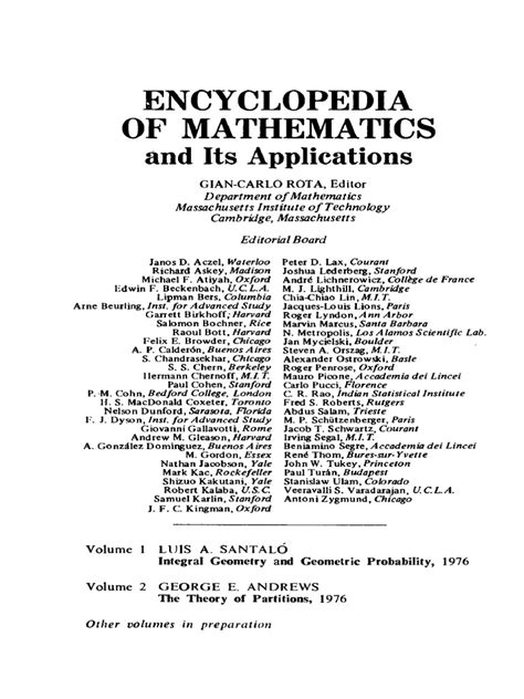 George Andrews The Theory Of Partitions Pdf