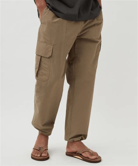 디써티원 카고 스트링 조거 팬츠 베이지 위시버킷