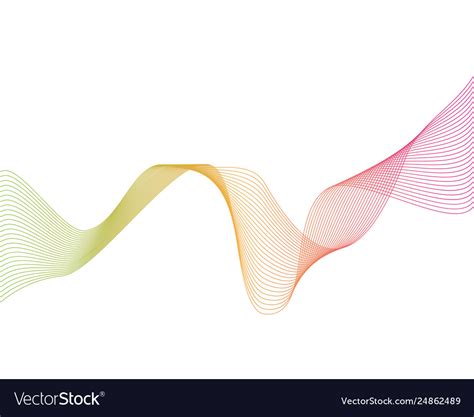 Modern Colorful Flow Poster Wave Liquid Shape Vector Image