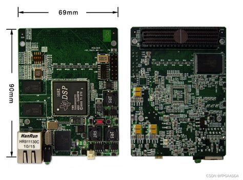 兼容xilinx公司开发板设计 基于fmc接口的dsp Tms320c6455子卡模块 用于软件无线电 图像处理 信号分析xilinx