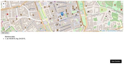 React Leaflet Map With Layer Of Markers Codesandbox