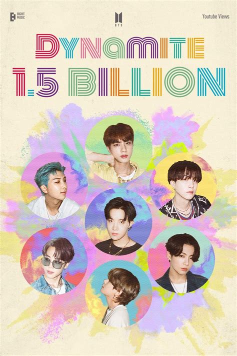 Dynamite Becomes Btss 2nd Mv To Hit 1 5 Billion Views On Youtube Allkpop