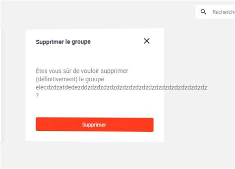 Problème nom long à la suppression des groupes utilisateurs Issue bimdata platform GitHub
