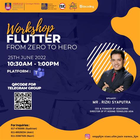 Workshop Flutter From Zero To Hero Udacoding