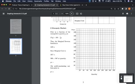 Producer Theory Graphing Exercises This Document May