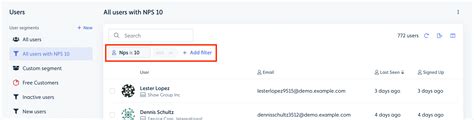 users and segments userflow documentation