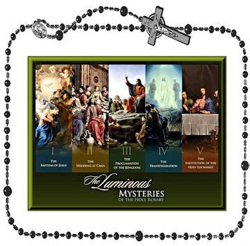 What Are The Luminous Mysteries In Order