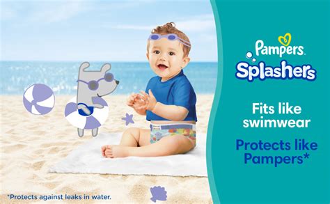 Pampers Splashers Size 5 6 Disposable Swim Pants 10 X Uk